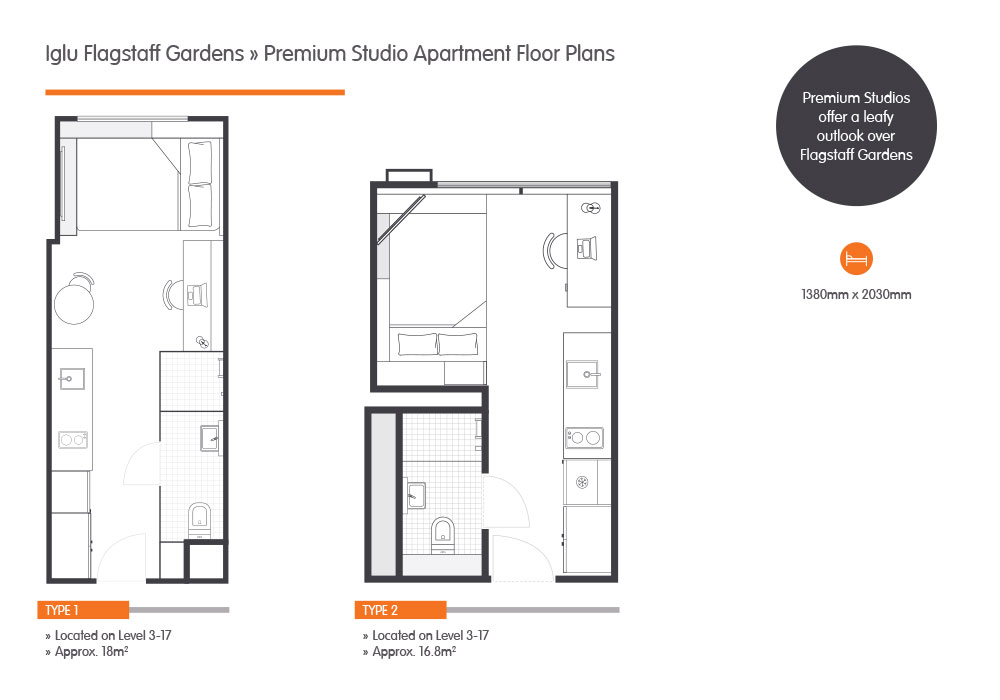 Premium Studio Apartment - Iglu
